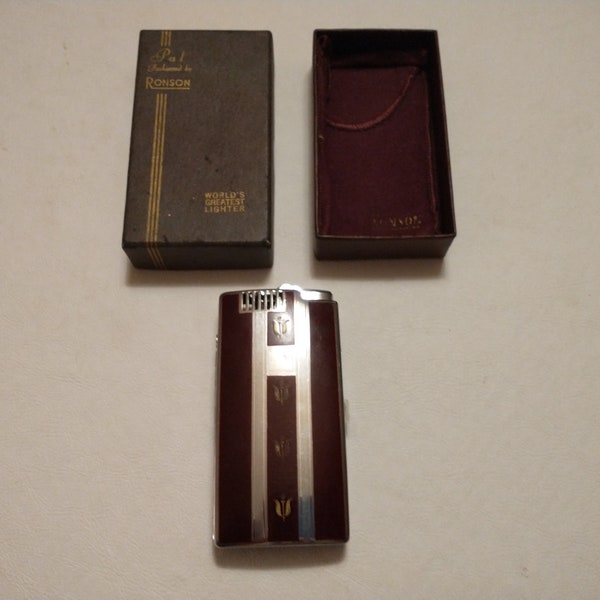 Ronson Mastercase Lighters With Cigarette Case - Etsy