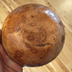 Vintage Don Isaacson Turned Wooden Bowl Cherry Burl Signed by Artist ...
