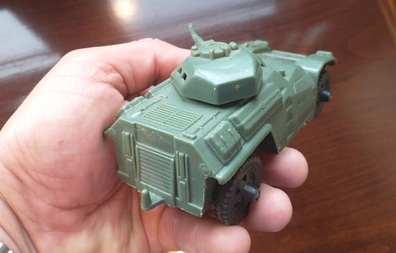Vintage Plastic Toy Tank Armored Car | Etsy