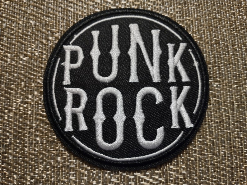 Vintage Punk Rock Patch - Etsy