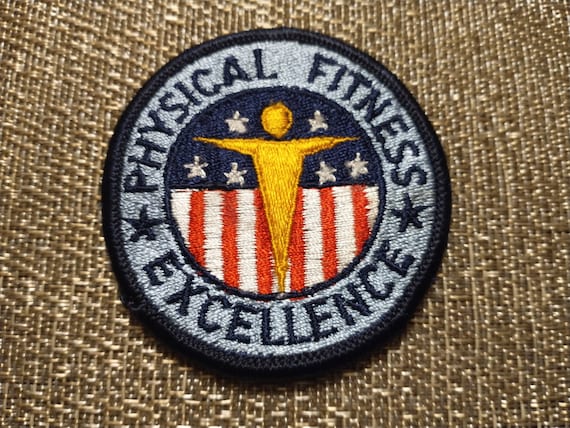 Vintage Physical Fitness Excellence Patch - Etsy