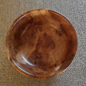Vintage Don Isaacson Turned Wooden Bowl Cherry Burl Signed by Artist ...