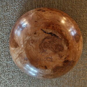 Vintage Don Isaacson Turned Wooden Bowl Cherry Burl Signed by Artist ...