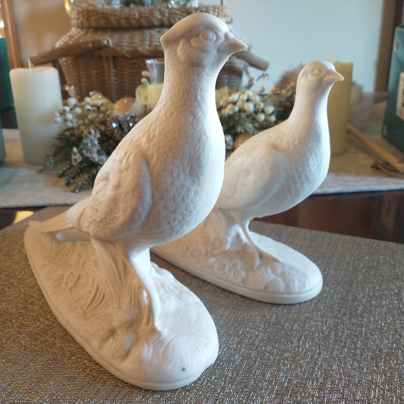 Ceramic Pheasant Figurine - Etsy