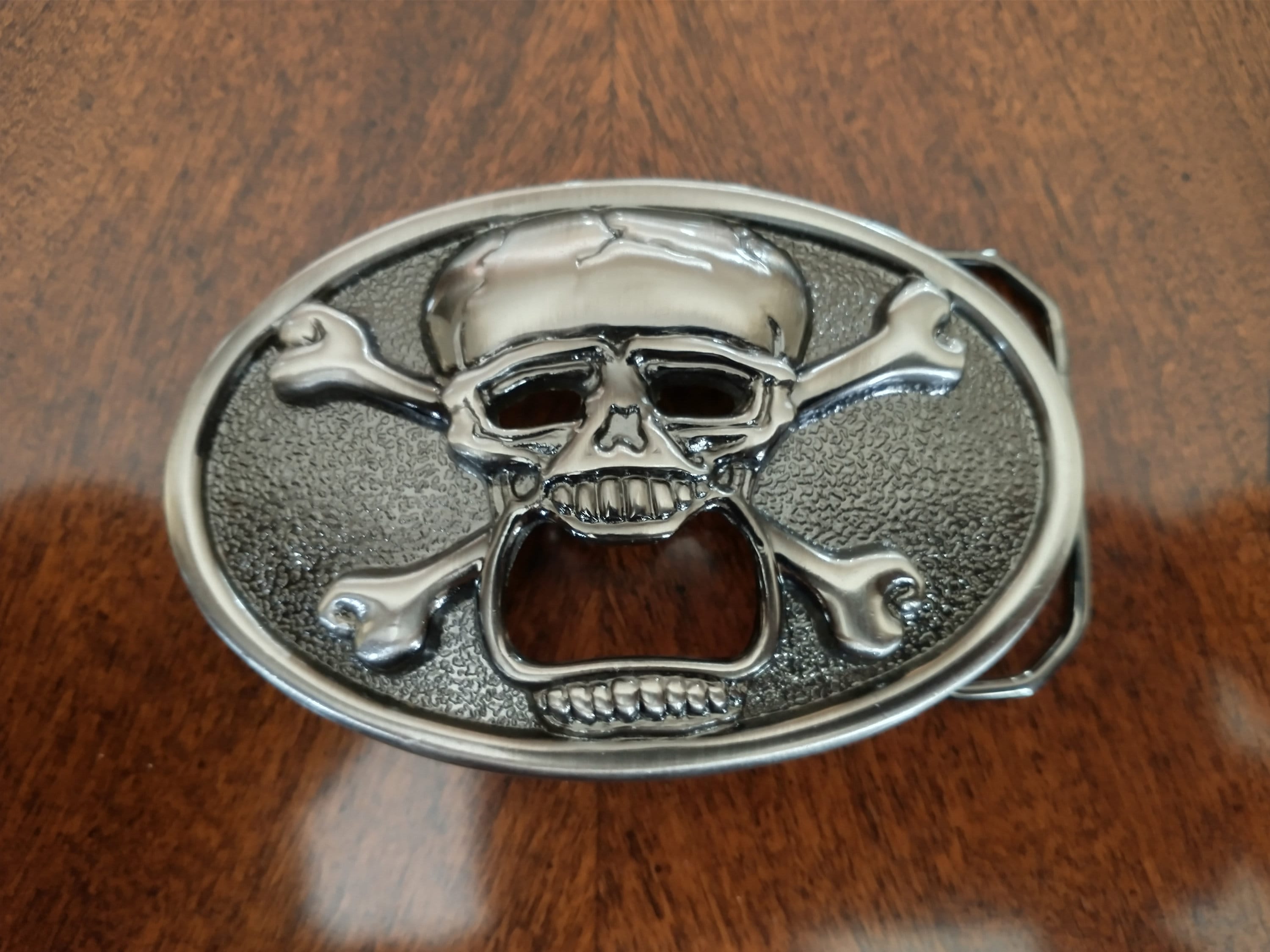 Vintage Skull and Crossbones Belt Buckle - Etsy