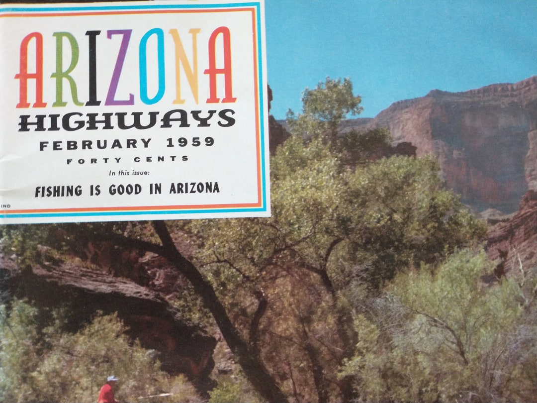 Vintage Arizona Highways Magazine February 1959 - Etsy
