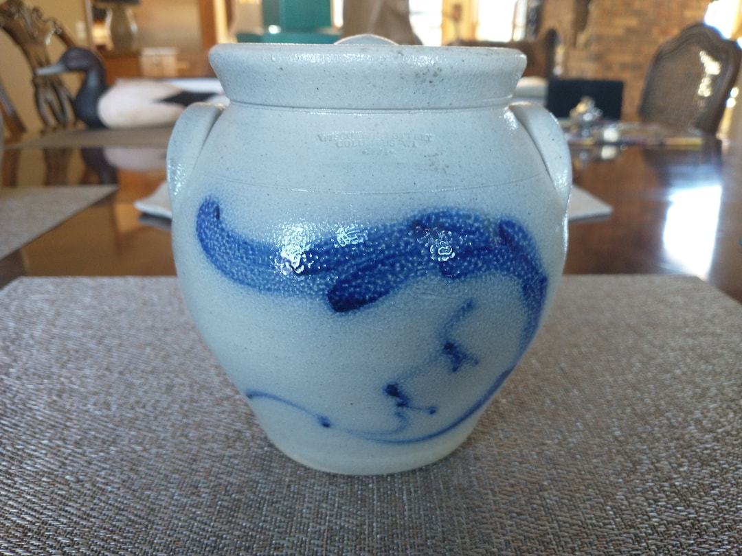 Vintage Wisconsin Pottery Stoneware Salt Glaze With One Ears and ...