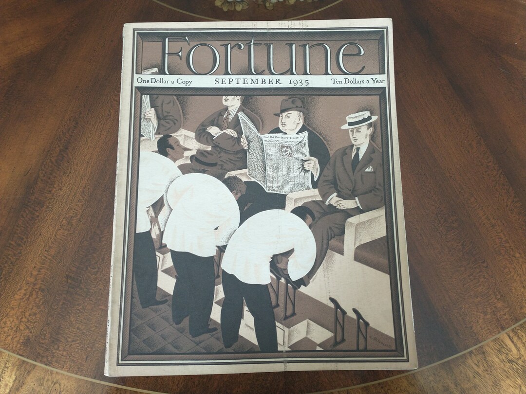 Vintage Fortune Magazine September 1935 - Etsy