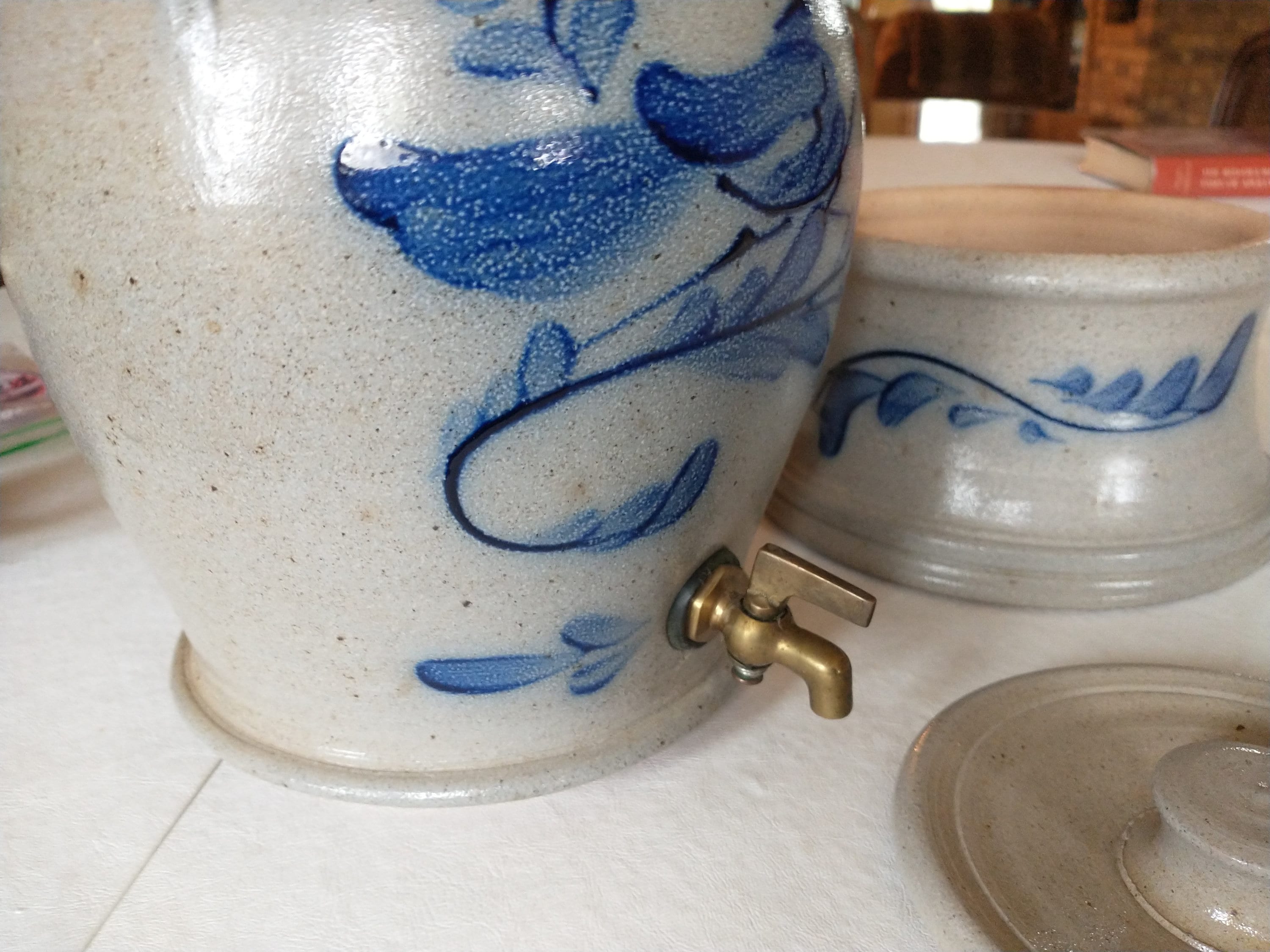 Vintage Rowe Pottery Works Stoneware Salt Glaze Water Cooler - Etsy