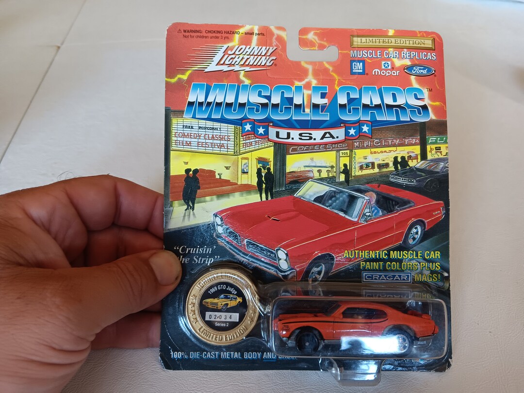 Johnny Lightning 1969 GTO Judge Hardtop Toy Car New in the Box Muscle ...