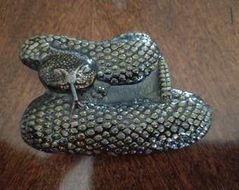 Brass Snake Belt Buckle - Etsy
