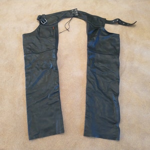 Vintage Interstate Leather Leggings Black Leather Men's Size Large ...