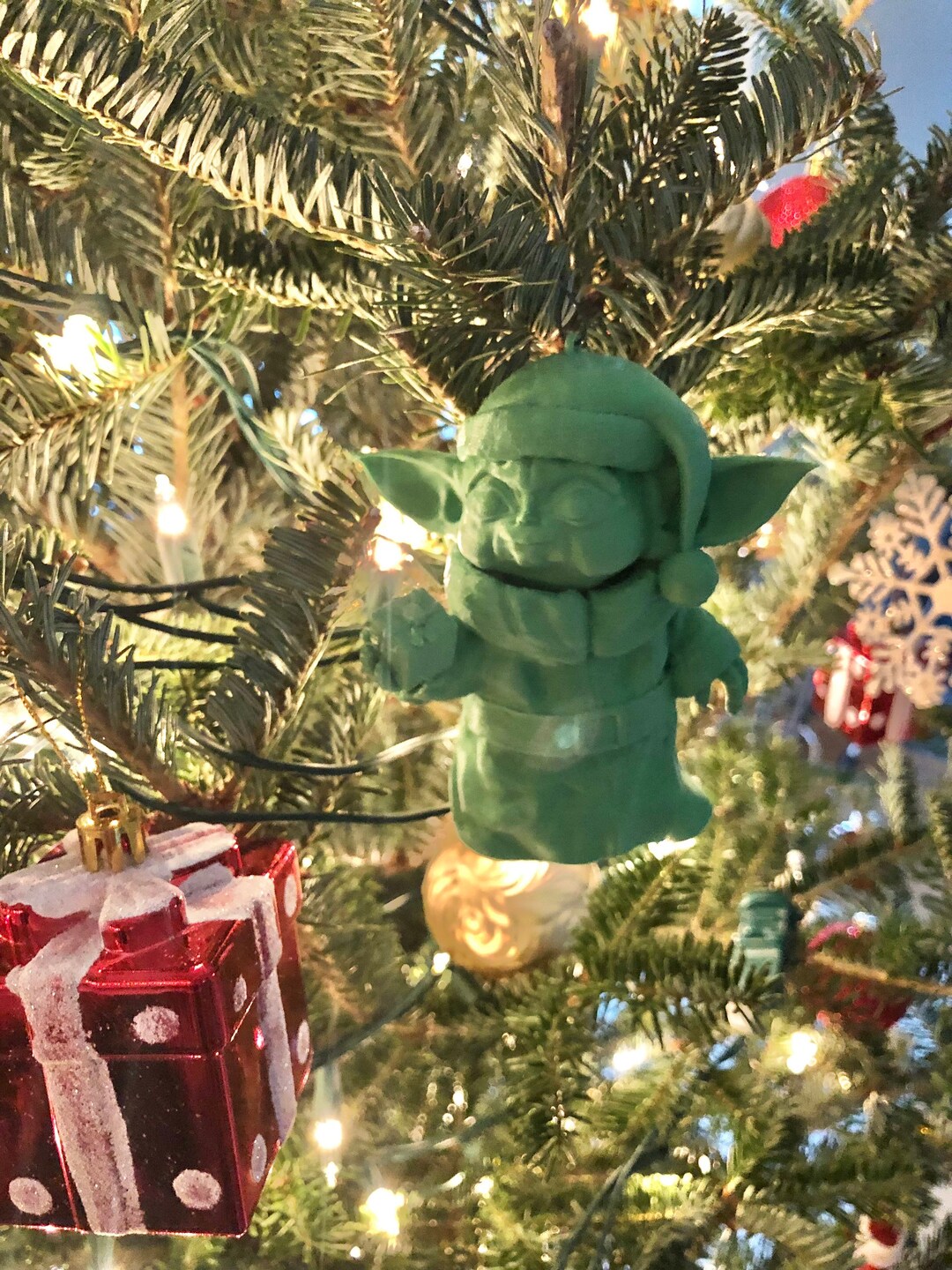 Baby Yoda Christmas Ornament - Etsy