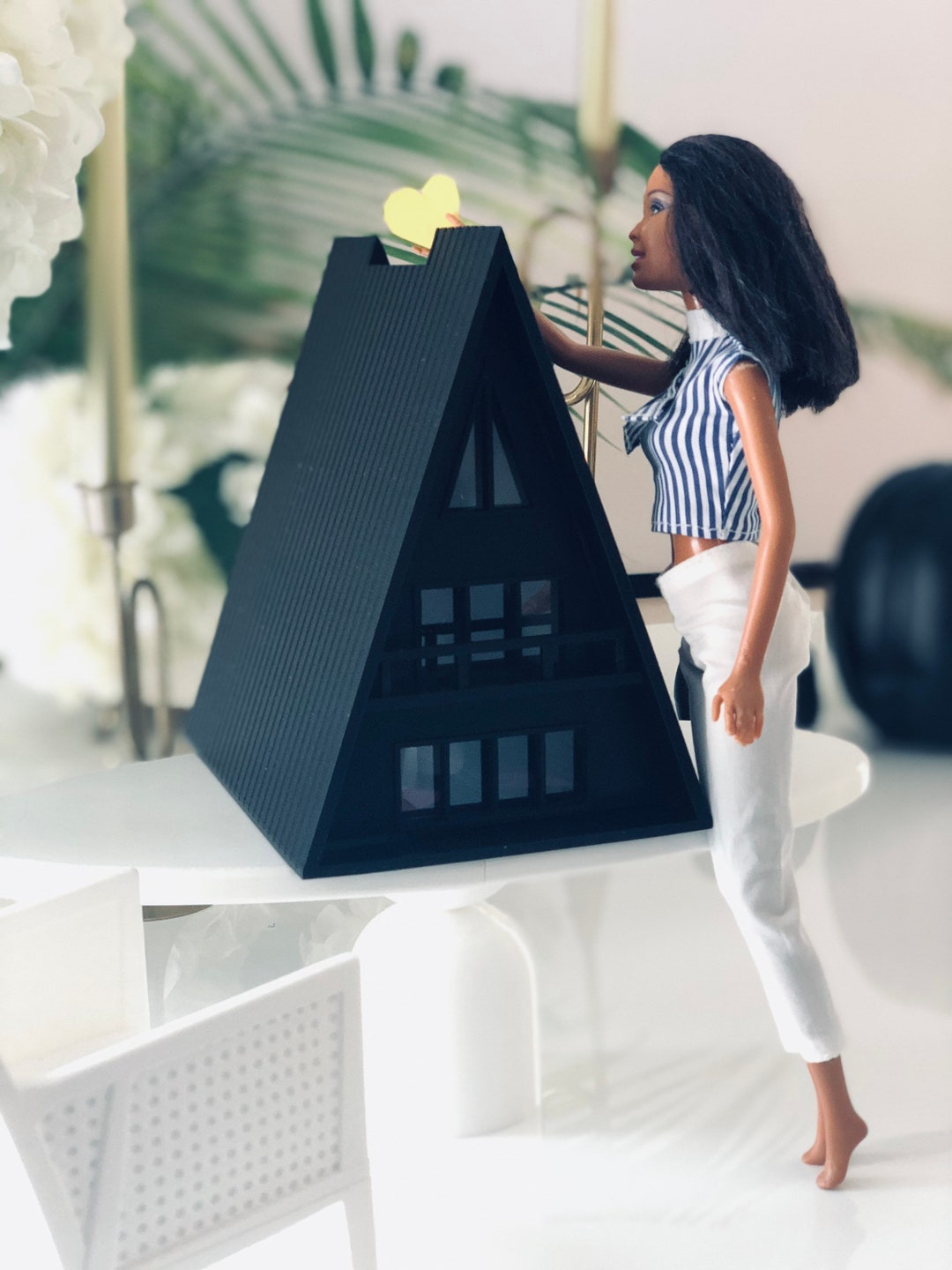 A Frame Cabin House Letter Box - Etsy