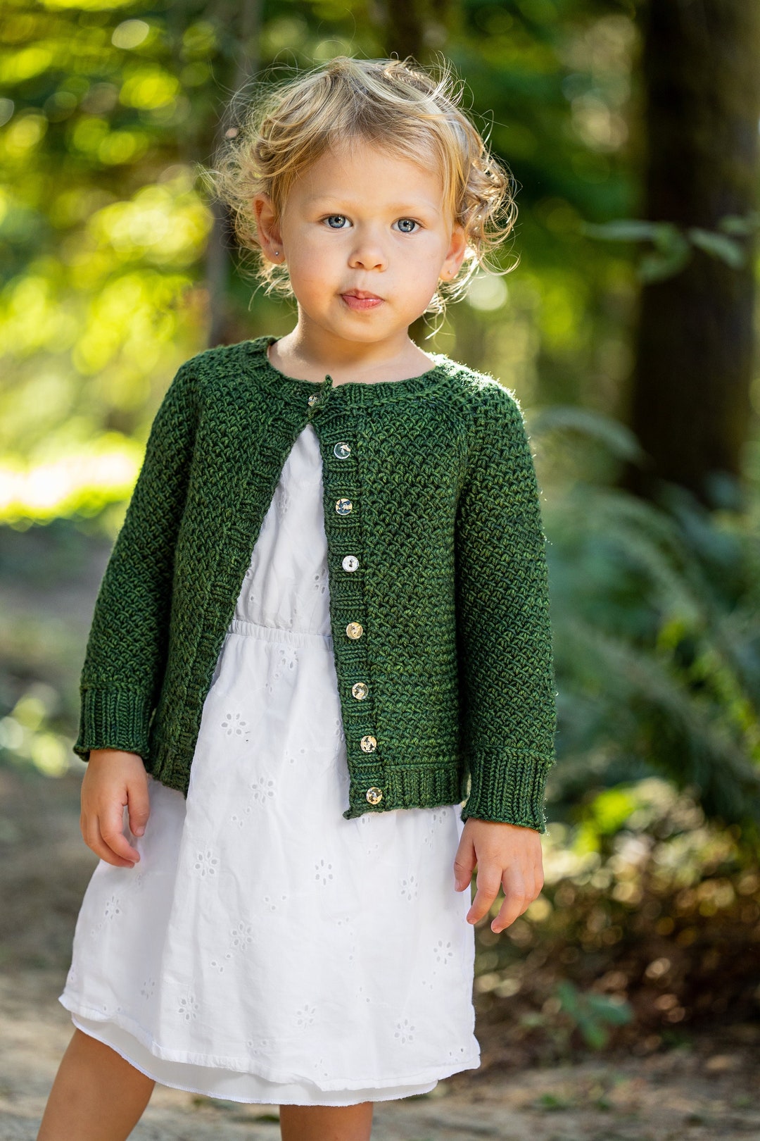 Cardigan Knitting Pattern Pdf—little Nydia Cardigan—fast, Fun ...