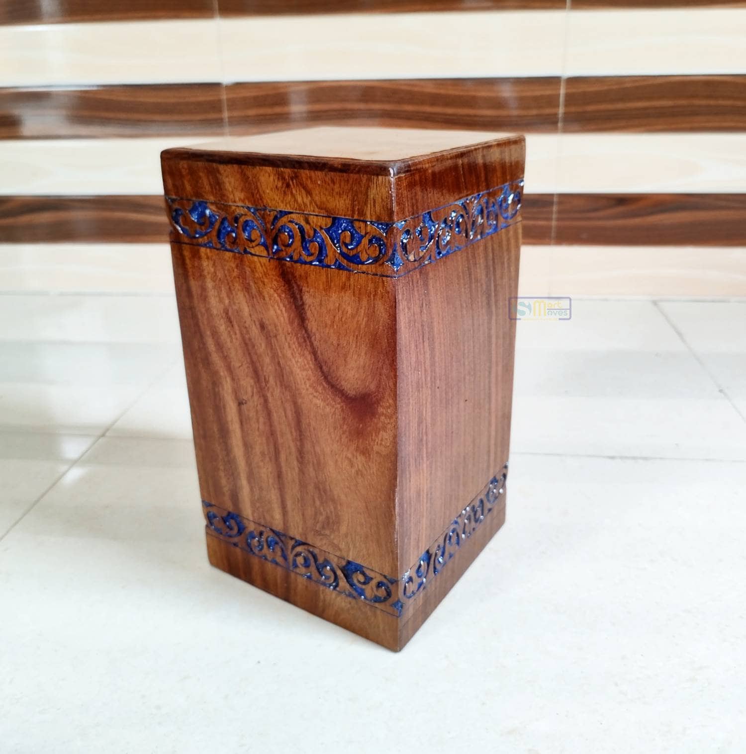 Wood Ash Box, Wood Urn Box for Human Ashes, Funeral Urns for Human ...