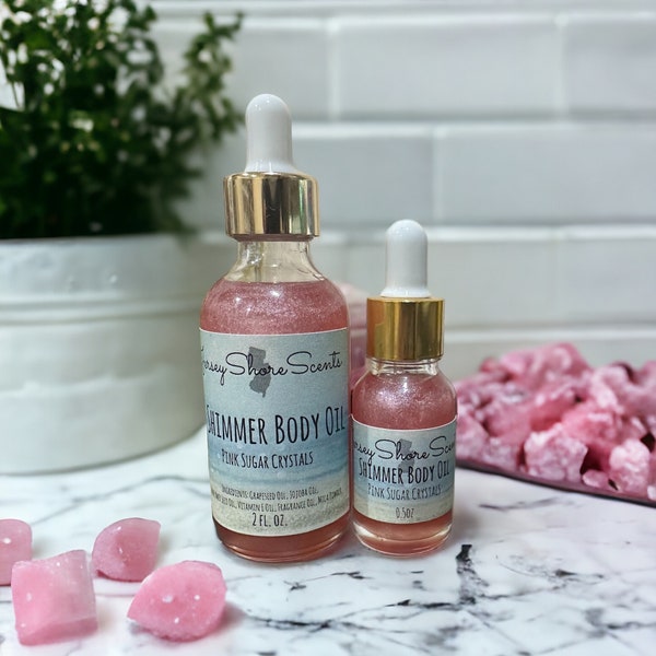 Pink Sugar Shimmer Oil - Etsy