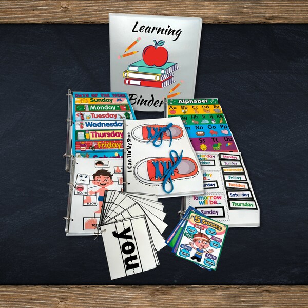 Toddler Learning Binder - Etsy