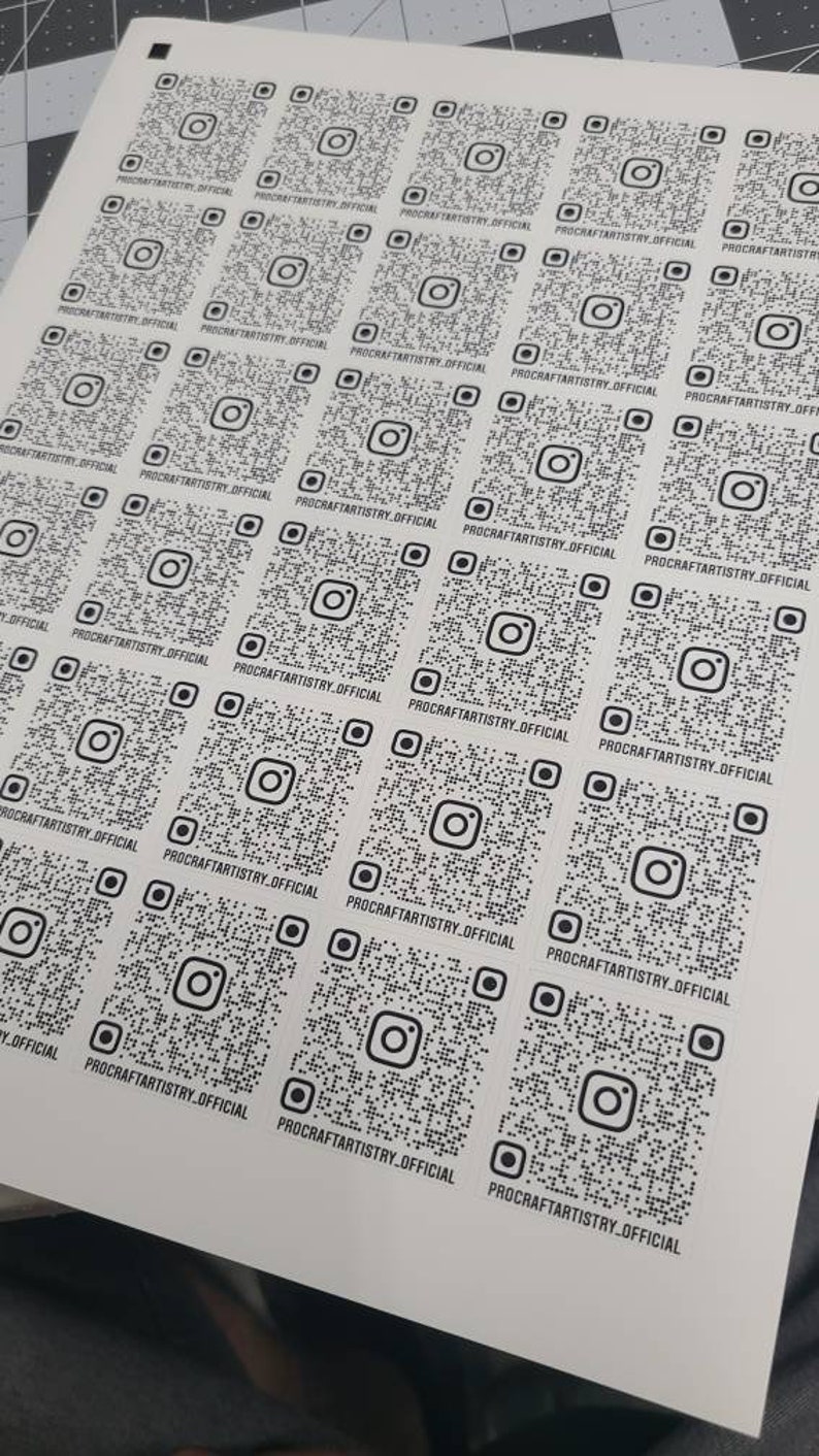 QR Codes / Stickers / Scan Codes / Instagram / Snapchat / Cash App ...