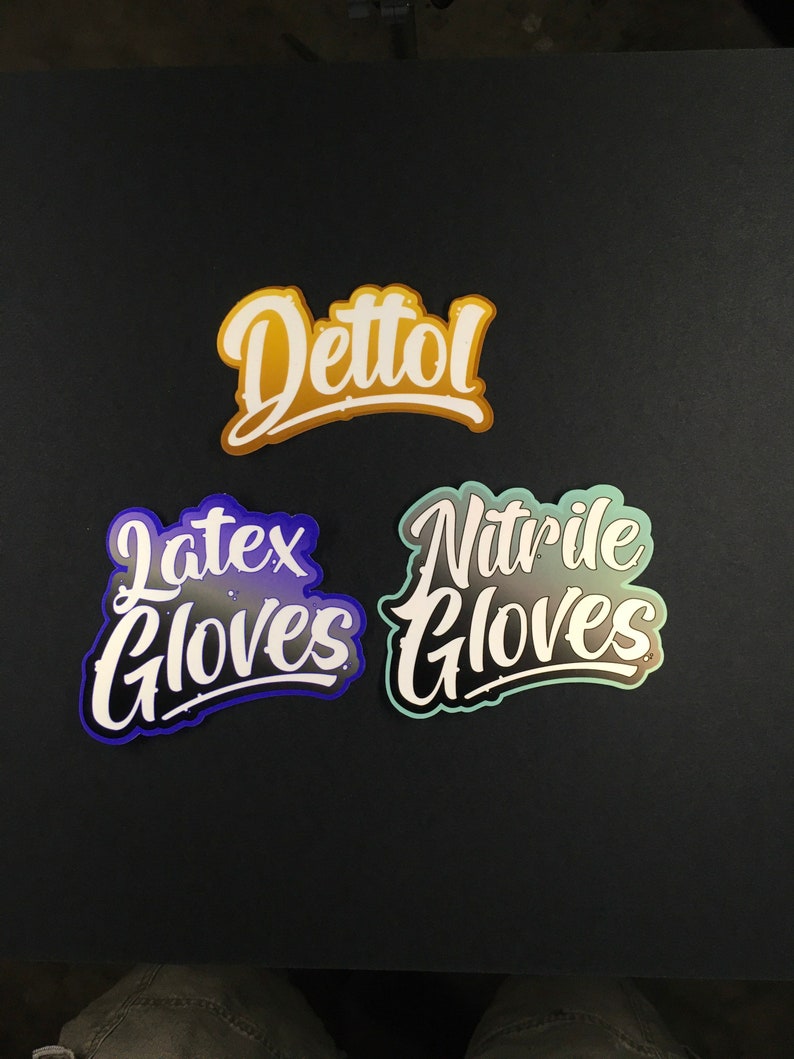 Tattoo / Label Packs / Supplies / Vinyl / Stickers / Labels / Decor ...