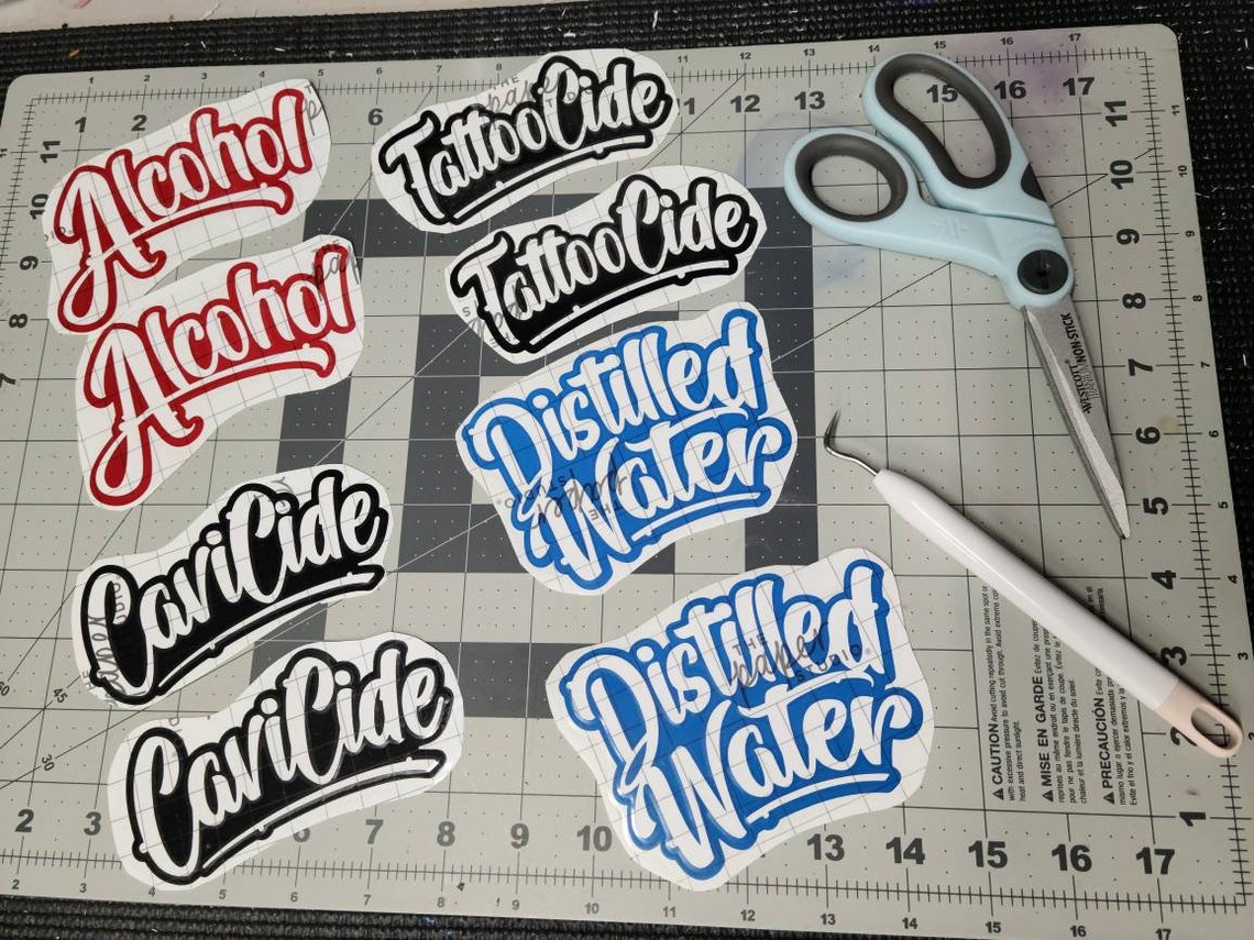 Labels / Stickers / Vinyls / Tattoo Labels / Medical Labels / | Etsy