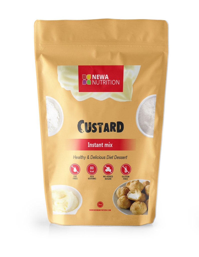 Custard Instant Mix, Custard Powder (vanilla), Low Carb, Gluten Free ...