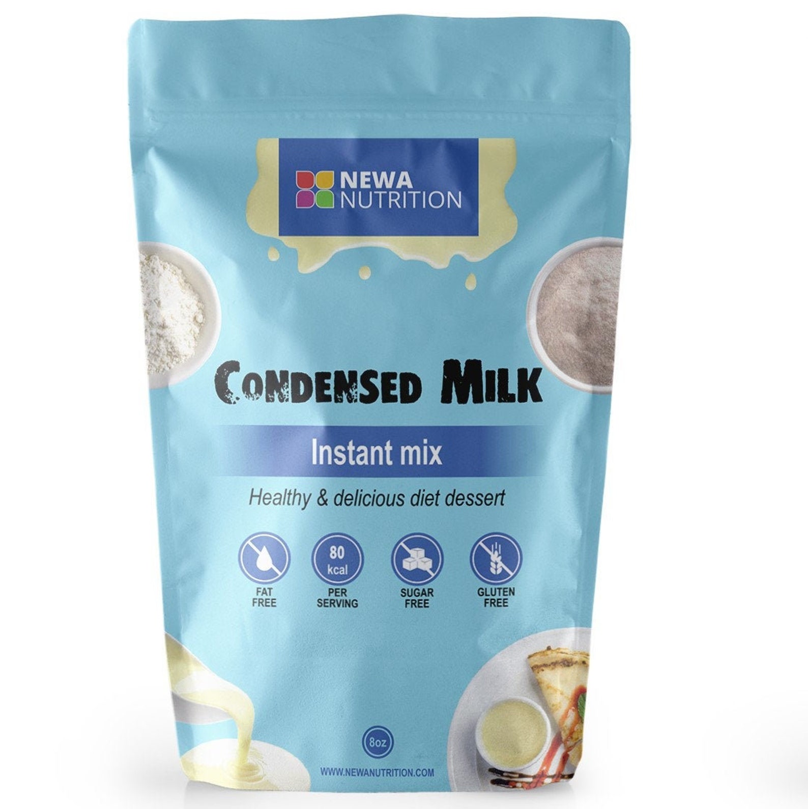 Sugar Free Gluten Free Non GMO Condensed Milk Mix. Weight: 8 Oz/226.8 ...