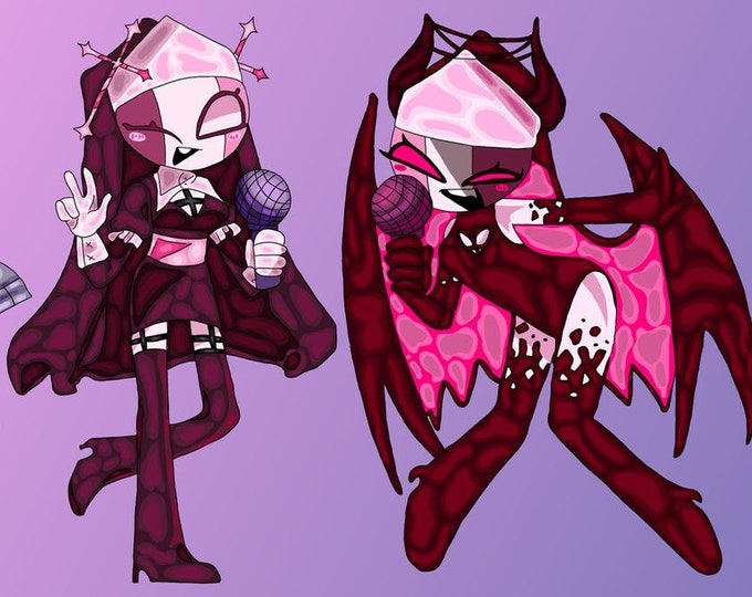 Sarvente Costume Friday Night Funkin Cosplay FNF Midfight Masses Ruv ...