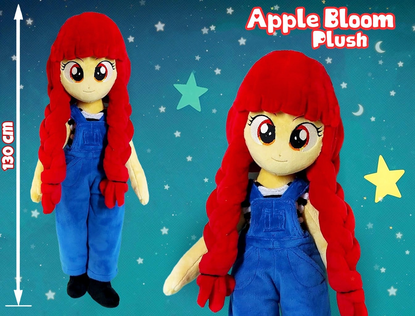 Apple Bloom Life size Plush Doll My Pittle Pony MLP - Etsy 日本