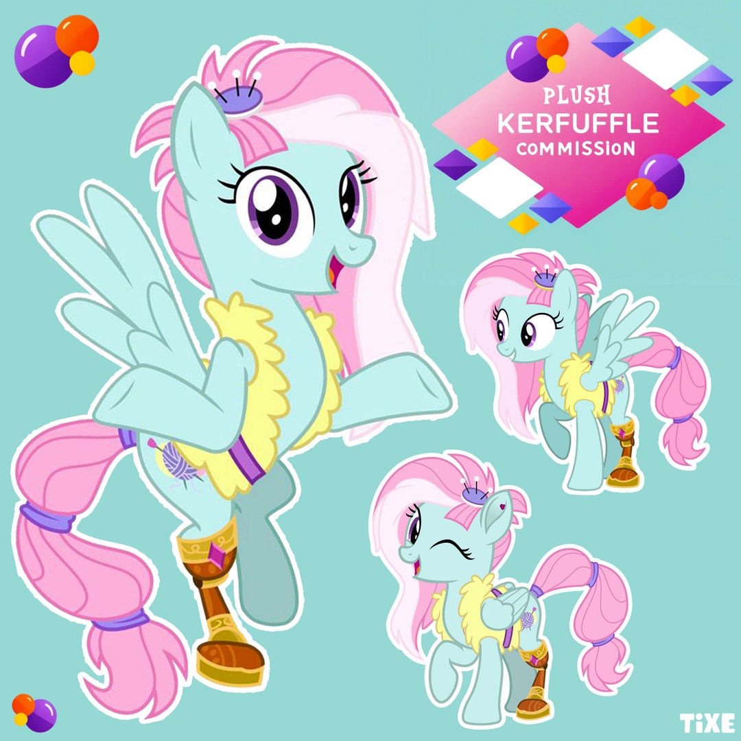 Kerfuffle - Lying Plush Pony - MLP - Etsy