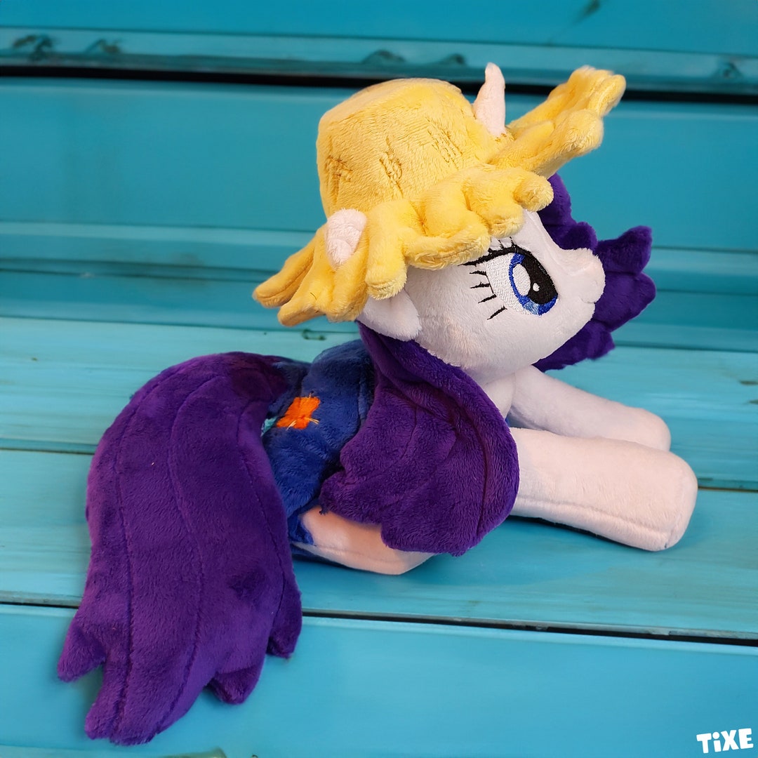 Rarity in Farmer Outfit - My Little Pony Plush - MLP - Etsy