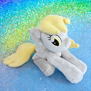 Derpy Hooves With Open Wings - Handmade Beanie Plush - Etsy