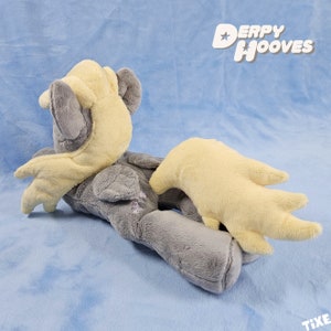 Derpy Hooves With Open Wings - Handmade Beanie Plush - Etsy