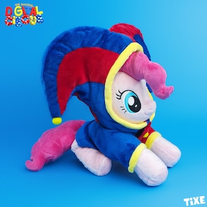 The Amazing Digital Circus - Pinkie Pie in Pomni Hat Hoodie - Etsy