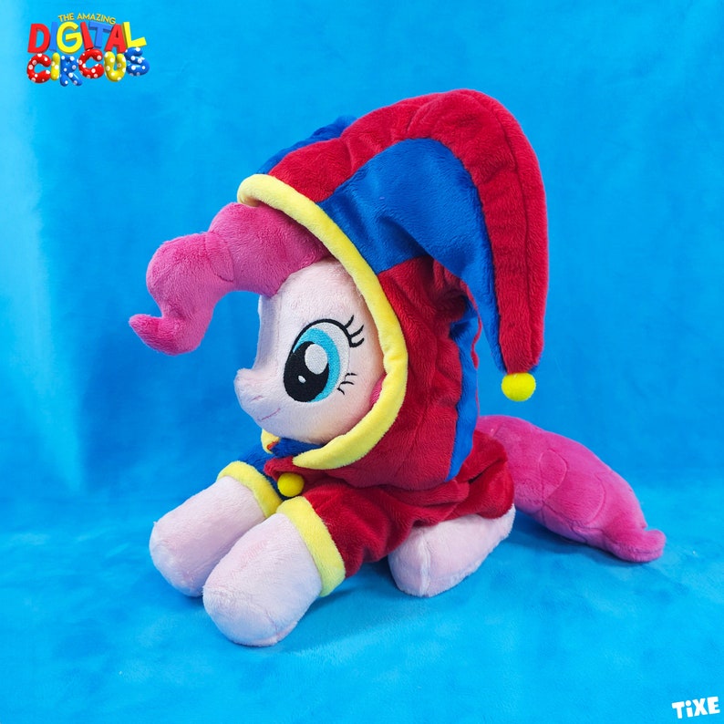 The Amazing Digital Circus - Pinkie Pie in Pomni Hat Hoodie - Etsy