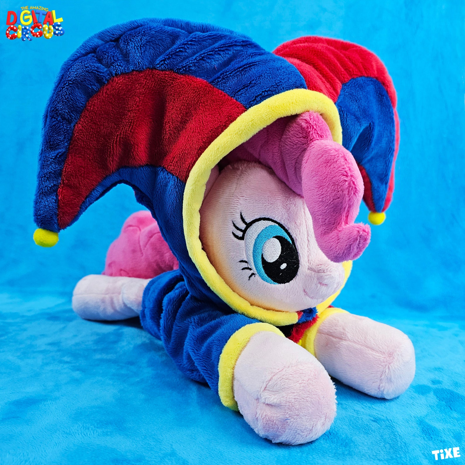 The Amazing Digital Circus - Pinkie Pie in Pomni Hat Hoodie - Etsy