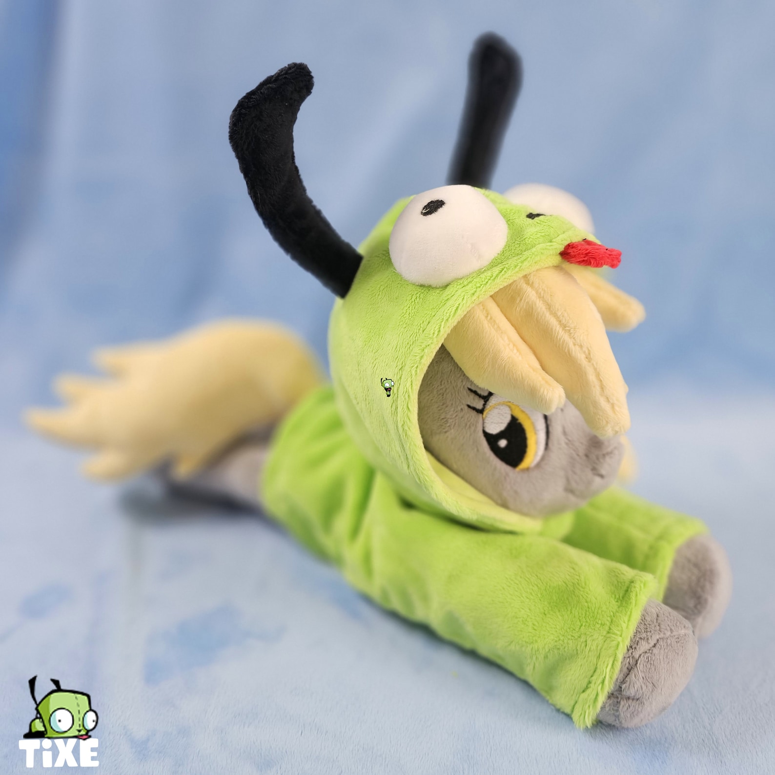 Derpy Hooves With Gir Hoodie Plush - Handmade Beanie Plush - Etsy