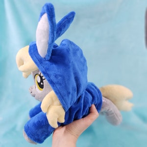 Derpy Bunny Hoodie - Handmade Beanie Plush - Etsy UK