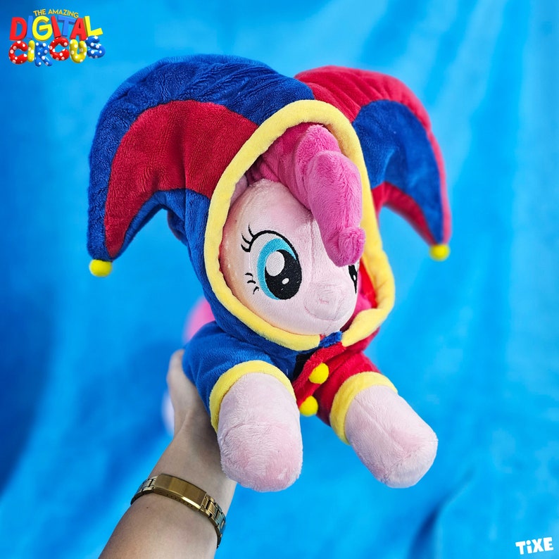 The Amazing Digital Circus - Pinkie Pie in Pomni Hat Hoodie - Etsy
