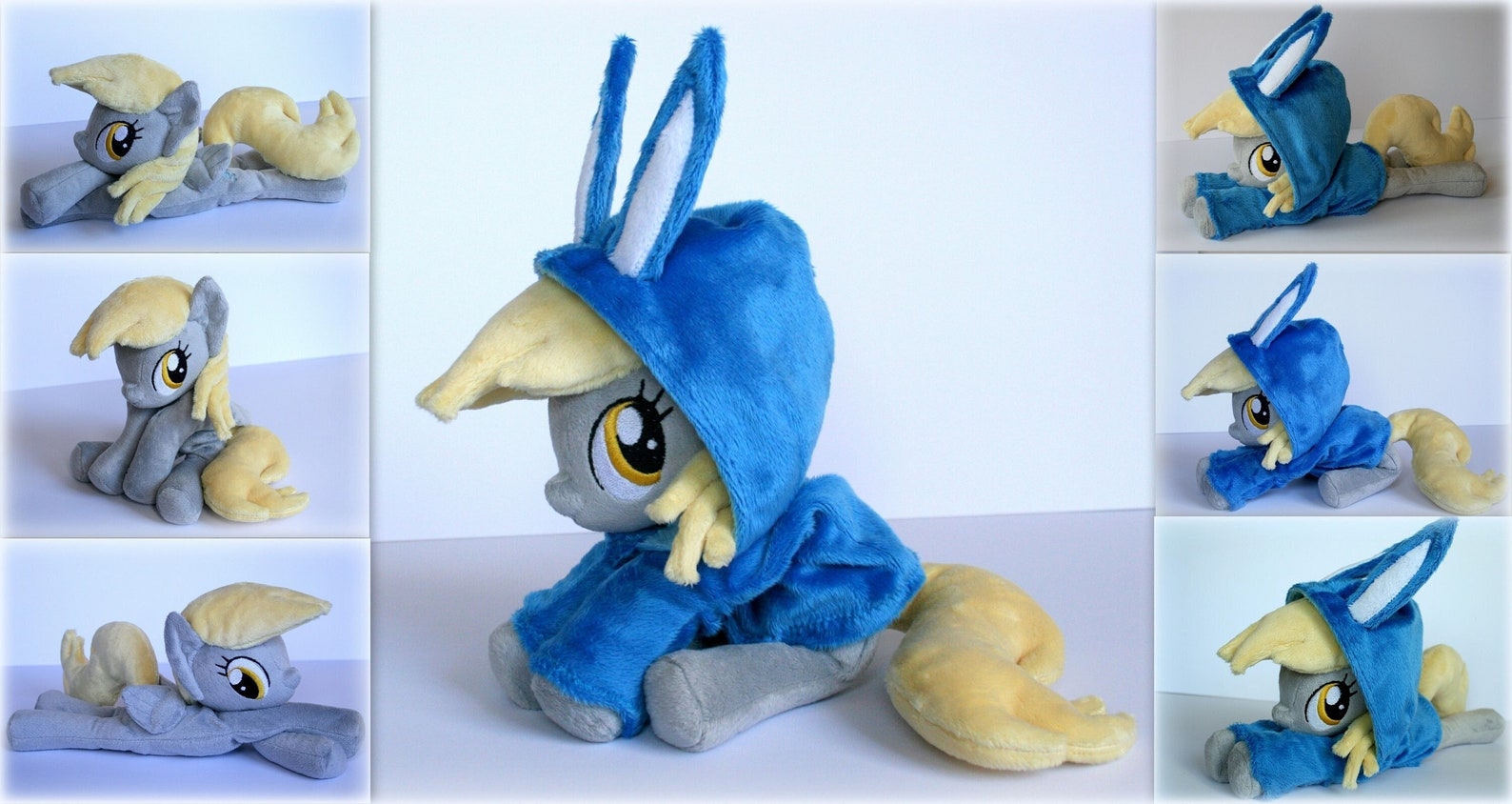 Derpy Bunny Hoodie Handmade Beanie Plush - Etsy UK