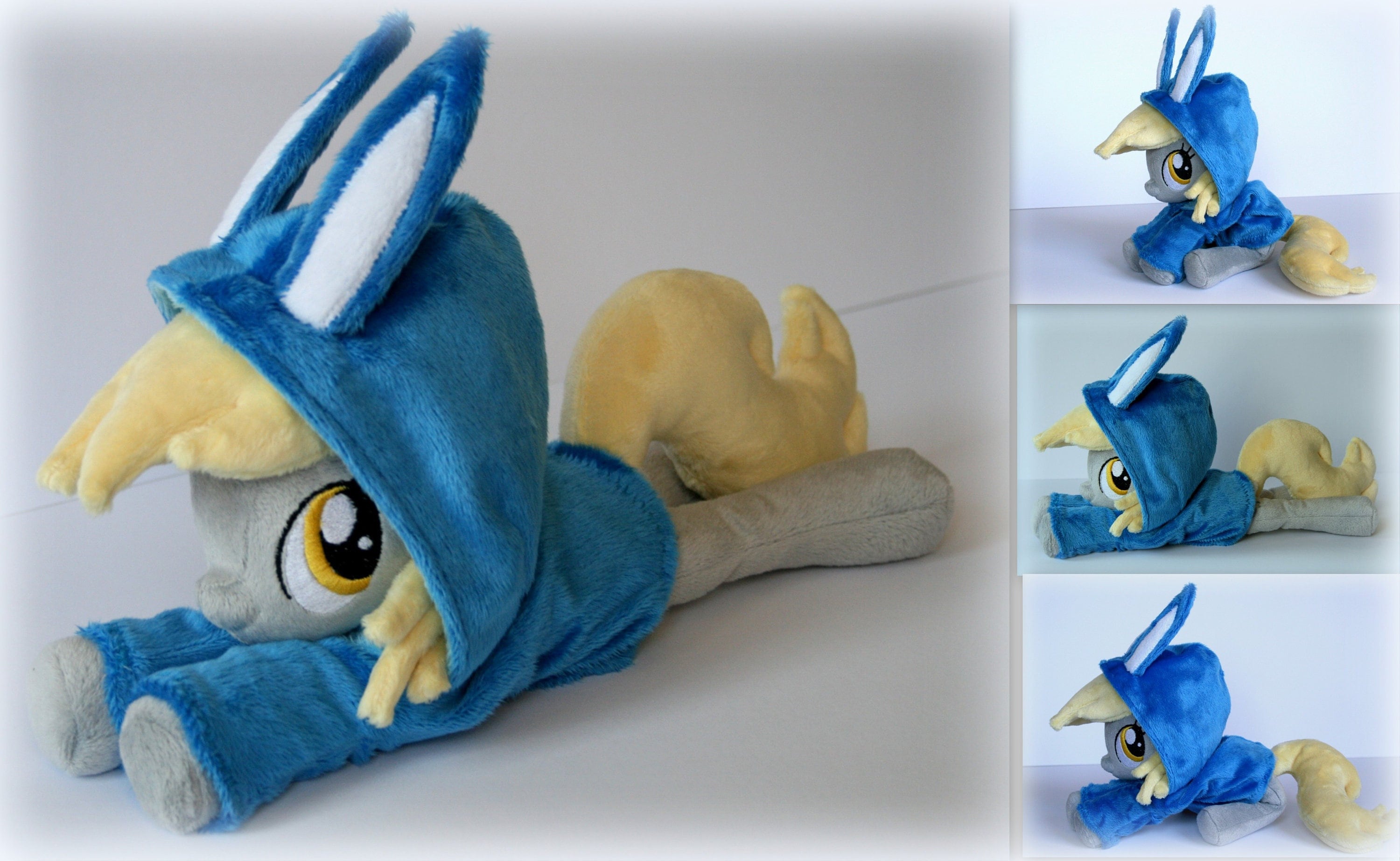 Derpy Bunny Hoodie Handmade Beanie Plush - Etsy
