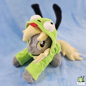Derpy Hooves With Gir Hoodie Plush - Handmade Beanie Plush - Etsy