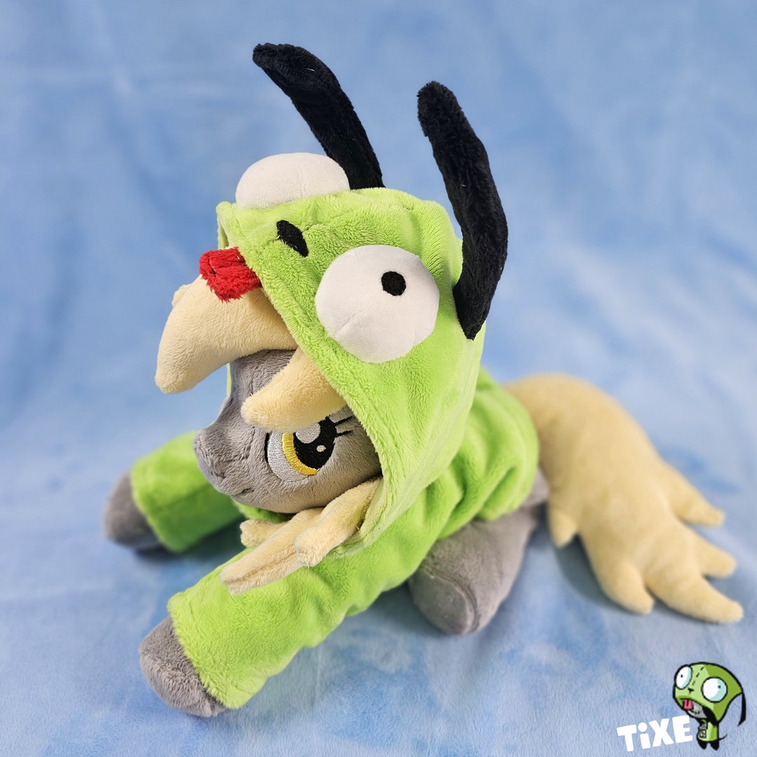 Derpy Hooves With Gir Hoodie Plush - Handmade Beanie Plush - Etsy
