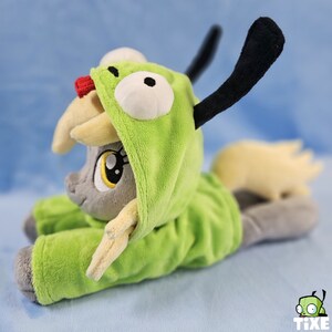 Derpy Hooves With Gir Hoodie Plush - Handmade Beanie Plush - Etsy