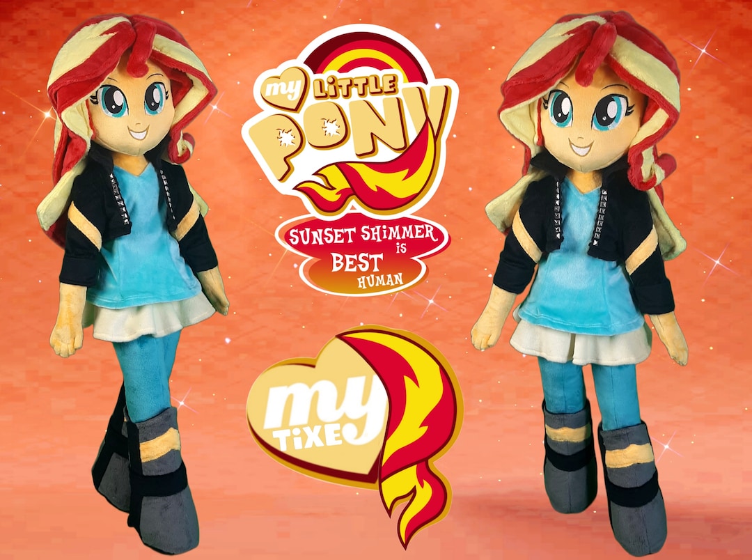 Sunset Shimmer Plush Doll MLP Made to Order Plush Doll - Etsy UK