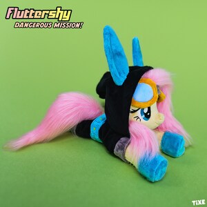 Fluttershy in Her Dangerous Mission Outfit - My Little Pony Beanie ...
