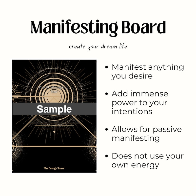 Radionics Manifesting Board - Etsy