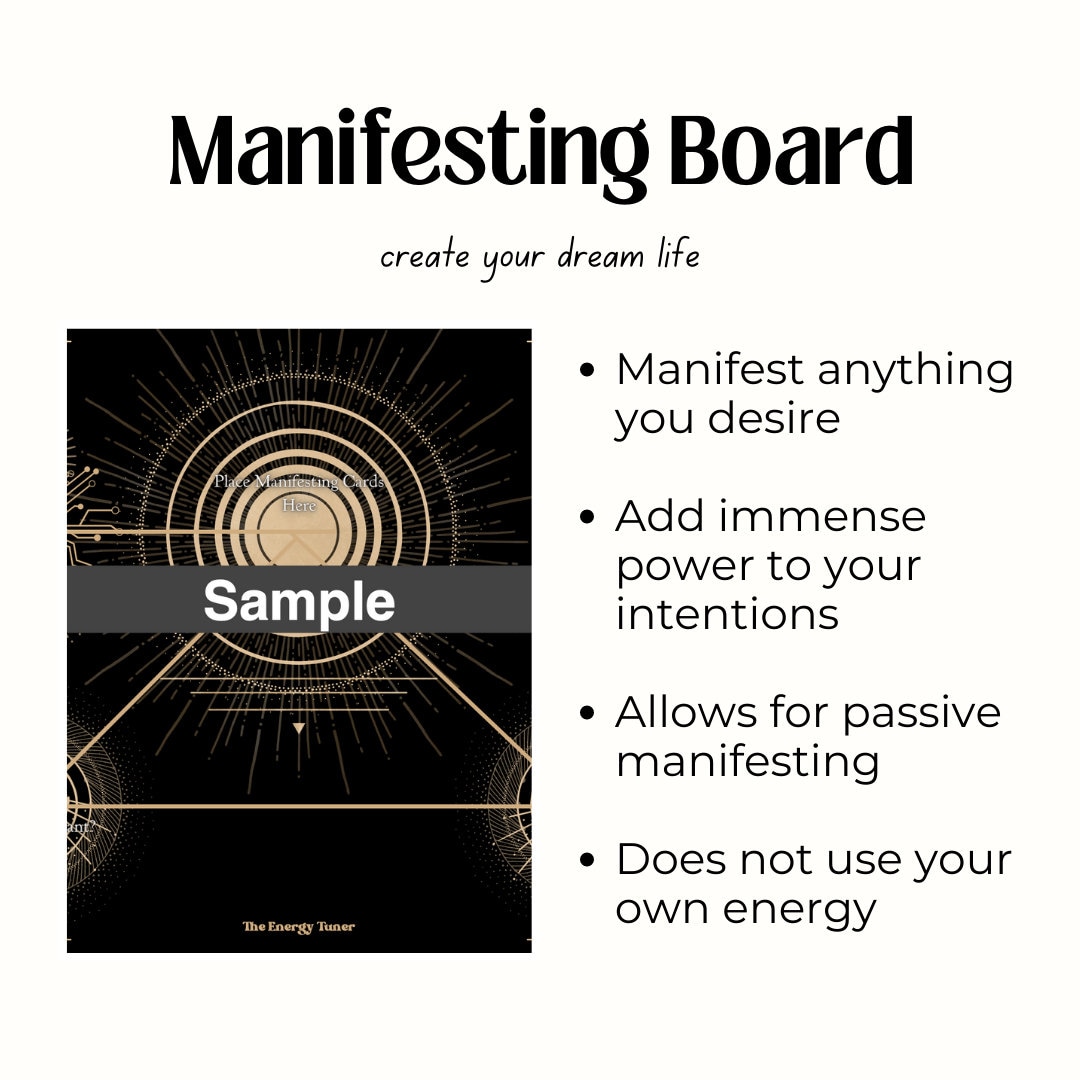 Radionics Manifesting Board - Etsy
