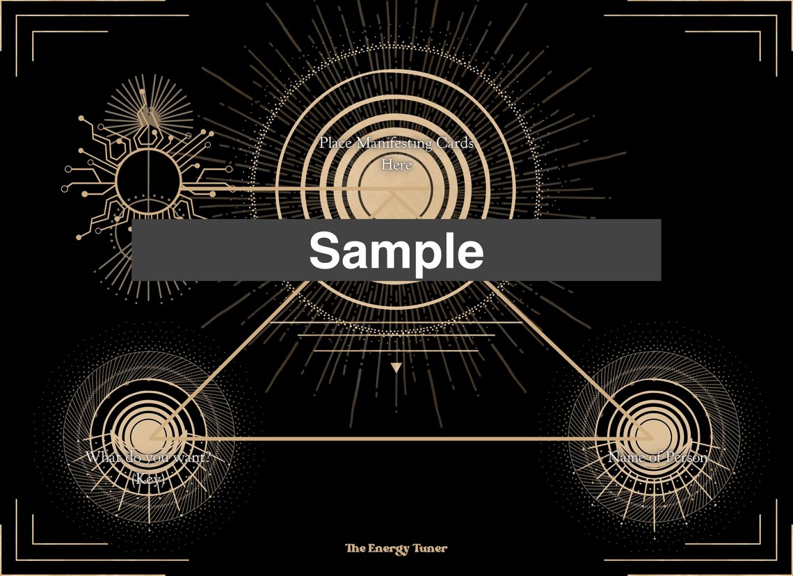 Radionics Manifesting Board - Etsy