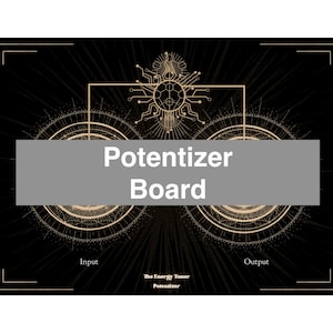 Paper Radionics Potentizing Board - Etsy